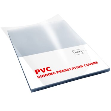 C-Line Report Covers with Binding Bars, Economy Vinyl, Clear, 8 1/2 x ...