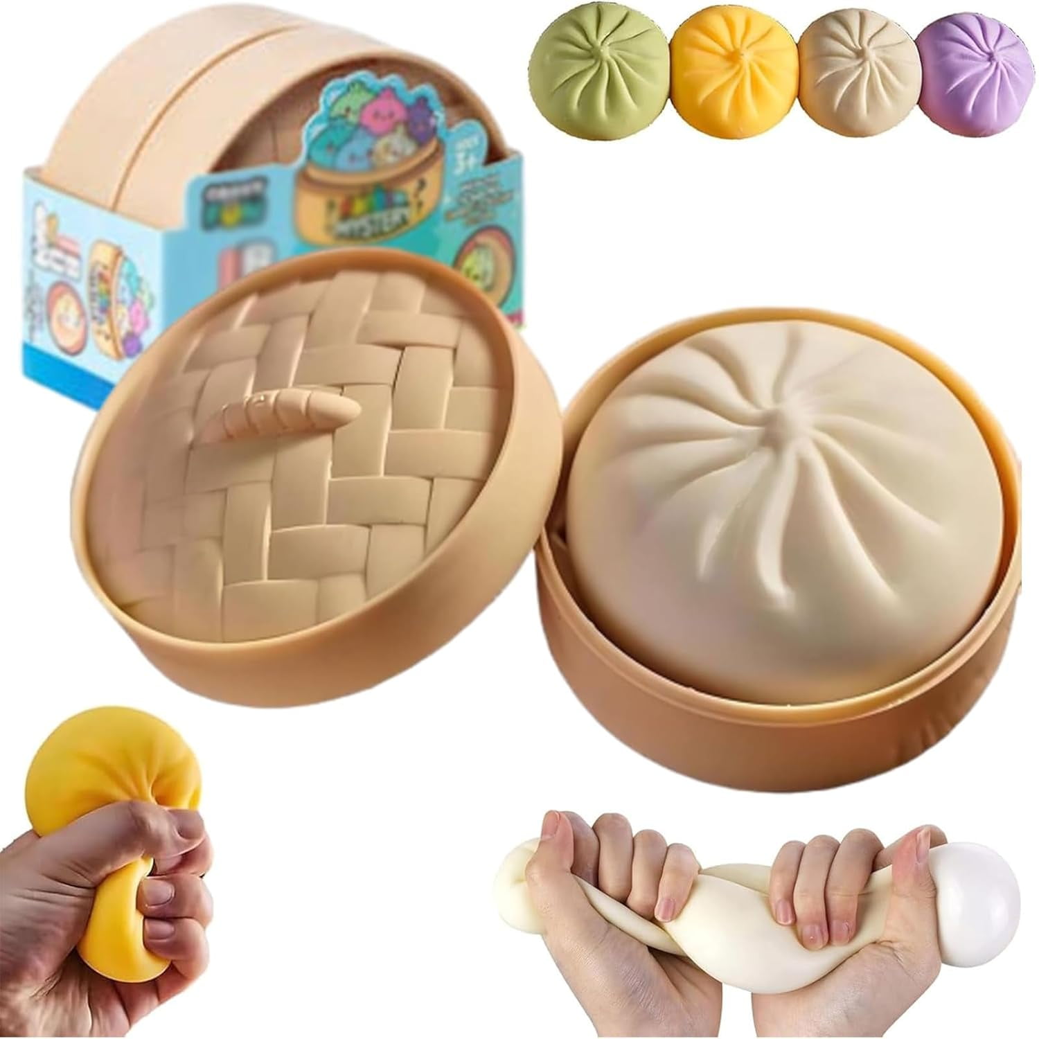 Click here for Cuoff Giant Dumpling Squishy  Jumbo Rainbow Dumpli... prices