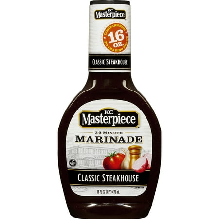 KC Masterpiece Classic Steakhouse Marinade, 16 Ounces - Walmart.com