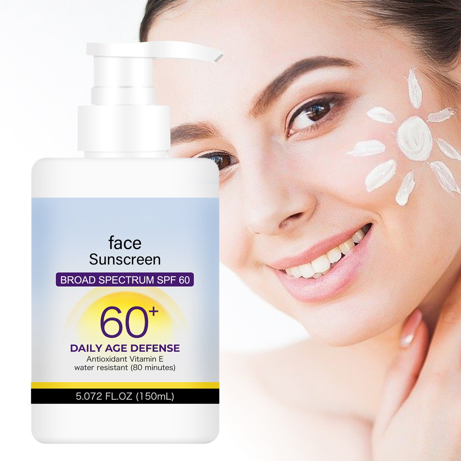 Protector solar para hombres y mujeres Protector solar facial ligero ...