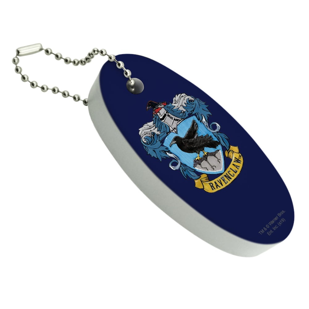 Harry Potter Ravenclaw Painted Crest Floating Keychain Oval Foam ...
