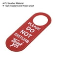 Uxcell Do Not Disturb Door Hang Sign Double Sided Privacy Sign Red 1 ...