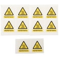 Minkissy 10Pcs Durability Thermal Label Stickers for Industrial Safety ...