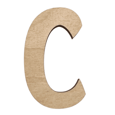Krafty Supply 10" Tall MDF Letter C |1/4" Thick | Western Railroad ...