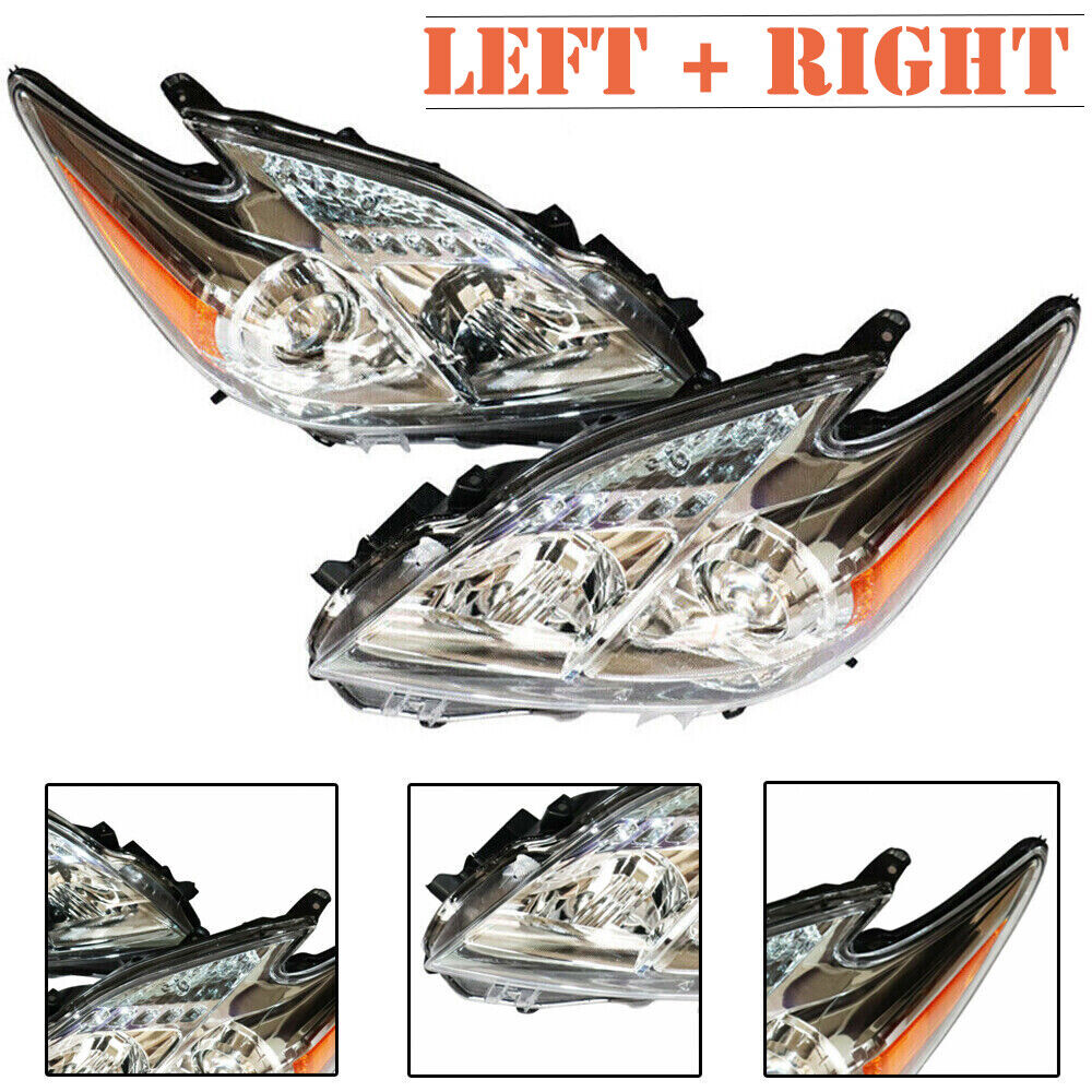 Miumaeov 1 Pair Halogen Headlights Assembly Compatible with Prius 2010 ...