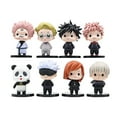 8pcs Jujutsu Kaisen Anime Toy, Satoru Gojo Yuji Itadori Figure Model ...