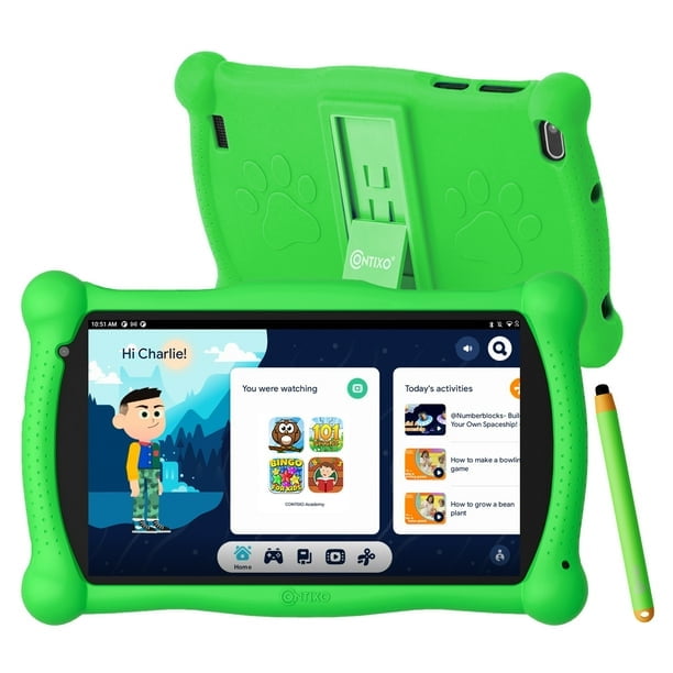 Contixo Kids V10 Tablet, 7 Inch HD, Ages 3-7 Years, Parental Control ...
