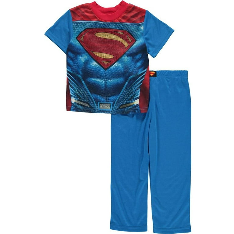 DC Comics Boys Classic Superman Outfit Costume Kids Pajama