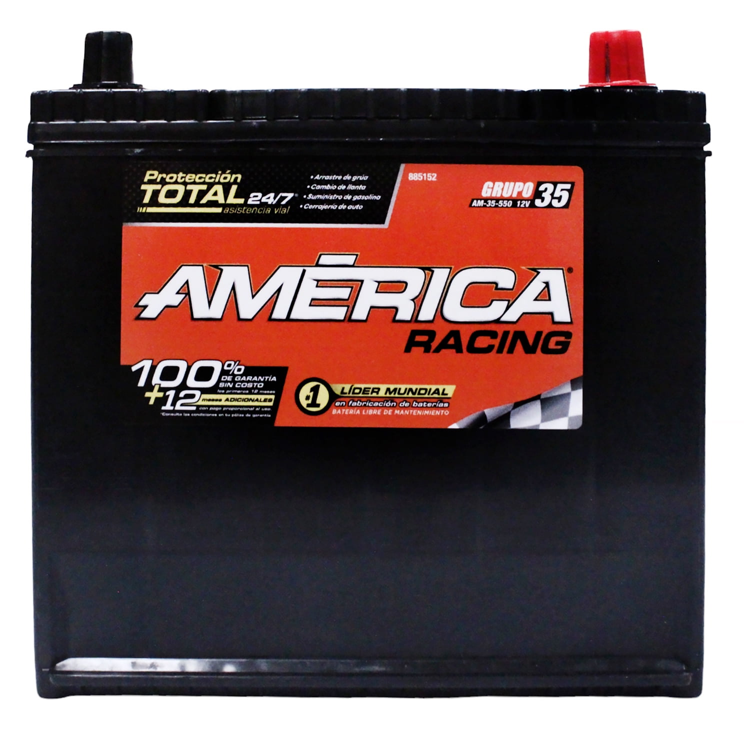 Acumulador America 12v 550 Amperes Bateria Modelo Am-35-550 | Walmart ...