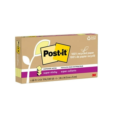 Post it® Notes, 3" x 3", Canary Yellow, Pack Of 18 Pads - Walmart.com