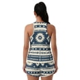 Tutolipy Geometric Pattern Two Piece Tankini Swimsuits, Side Pockets ...