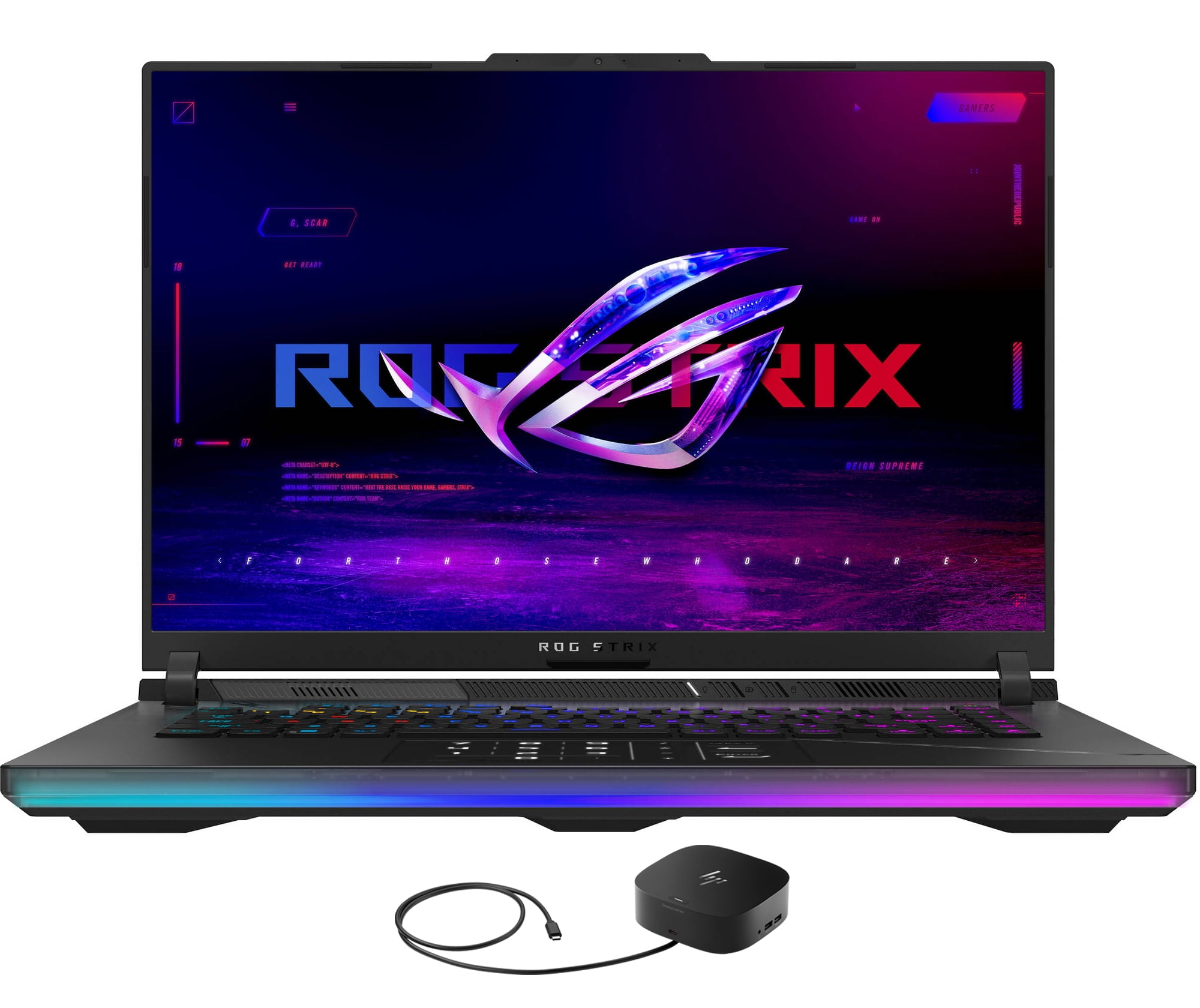 ASUS ROG Strix SCAR 16 G634 Gaming/Entertainment Laptop (Intel i9 ...