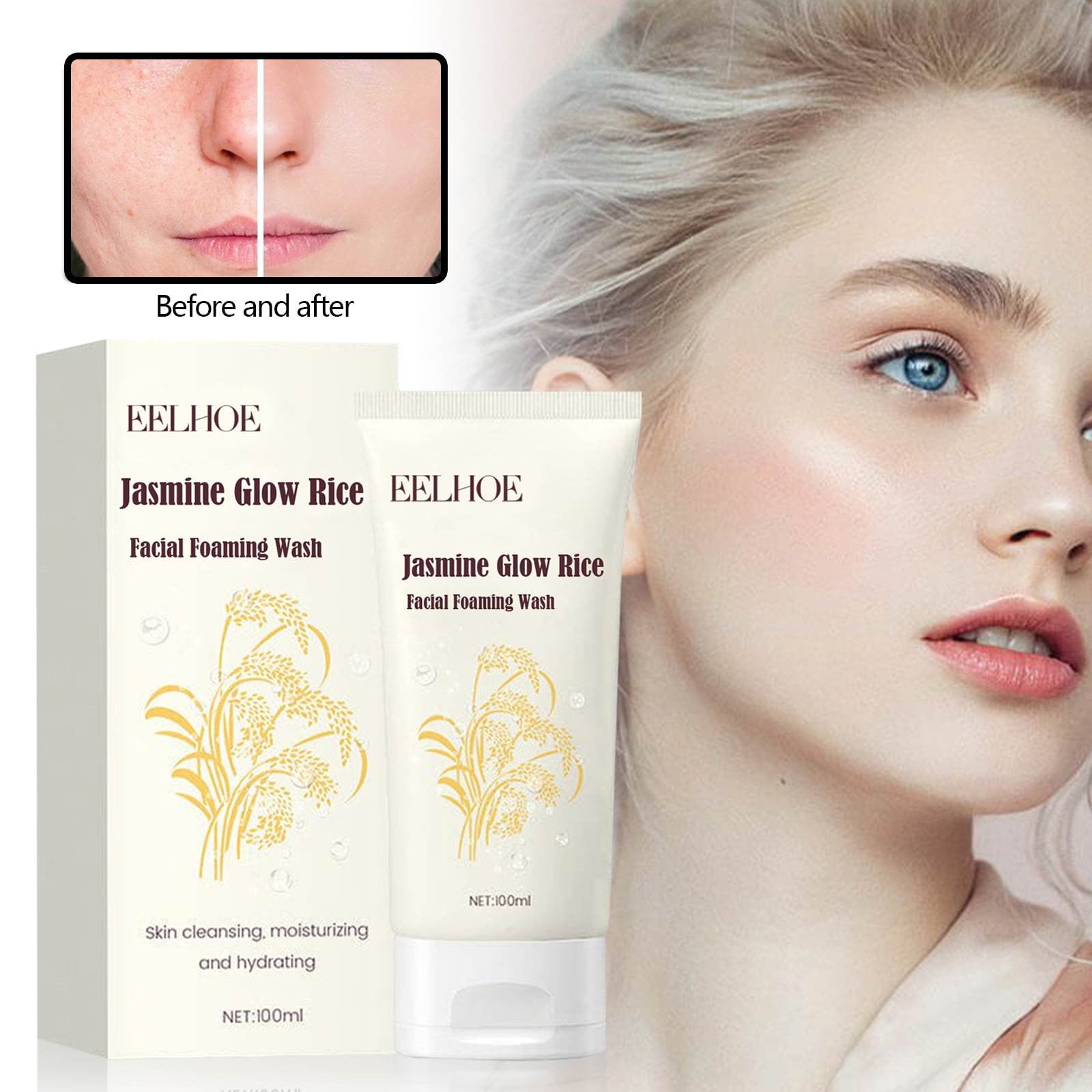 Limpiador Facial XWSHYW Jabón Espumoso Facial 100Ml | Walmart en línea