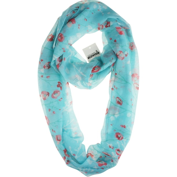 VIVIAN & VINCENT Soft Light Elegant Blooming Flowers Sheer Infinity ...