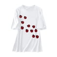 Bibifish Womens Oversized Tees Crew Neck Short Sleeve Insect Vintage ...