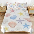 Starfish Seashell Pattern 3D Set Duvet Cover Quilt Cover Theme for ...