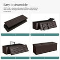 Songmics 43 Folding Storage Ottoman Bench Storage Chest Ottoman With