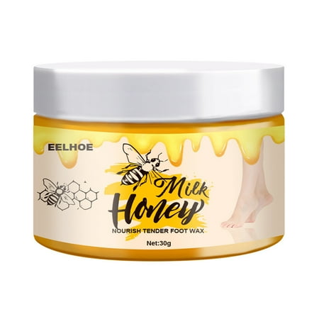 Honey Milk Foot Wax Hydrating Nourishing Exfoliating Skin Feet Mask ...
