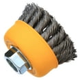 Dewalt Accessories DW4910 3in. Knotted Steel Cup Wire Brush - Walmart.com