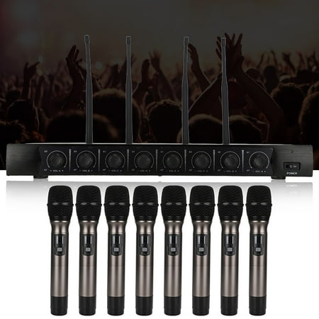 Professional Microphone Set, 1 To 8 Microphone Set XLR Balanced Output ...