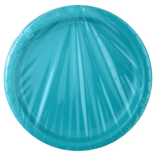 Teal Lagoon Paper Plates 24 Pack - Walmart.com