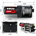 X-BULL 12V 3000LBS Steel Wire Electric Winch for Towing ATV/UTV Off ...