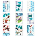 Fun Express God Made Me Unique Snowman Bulletin Board Set, Religious ...