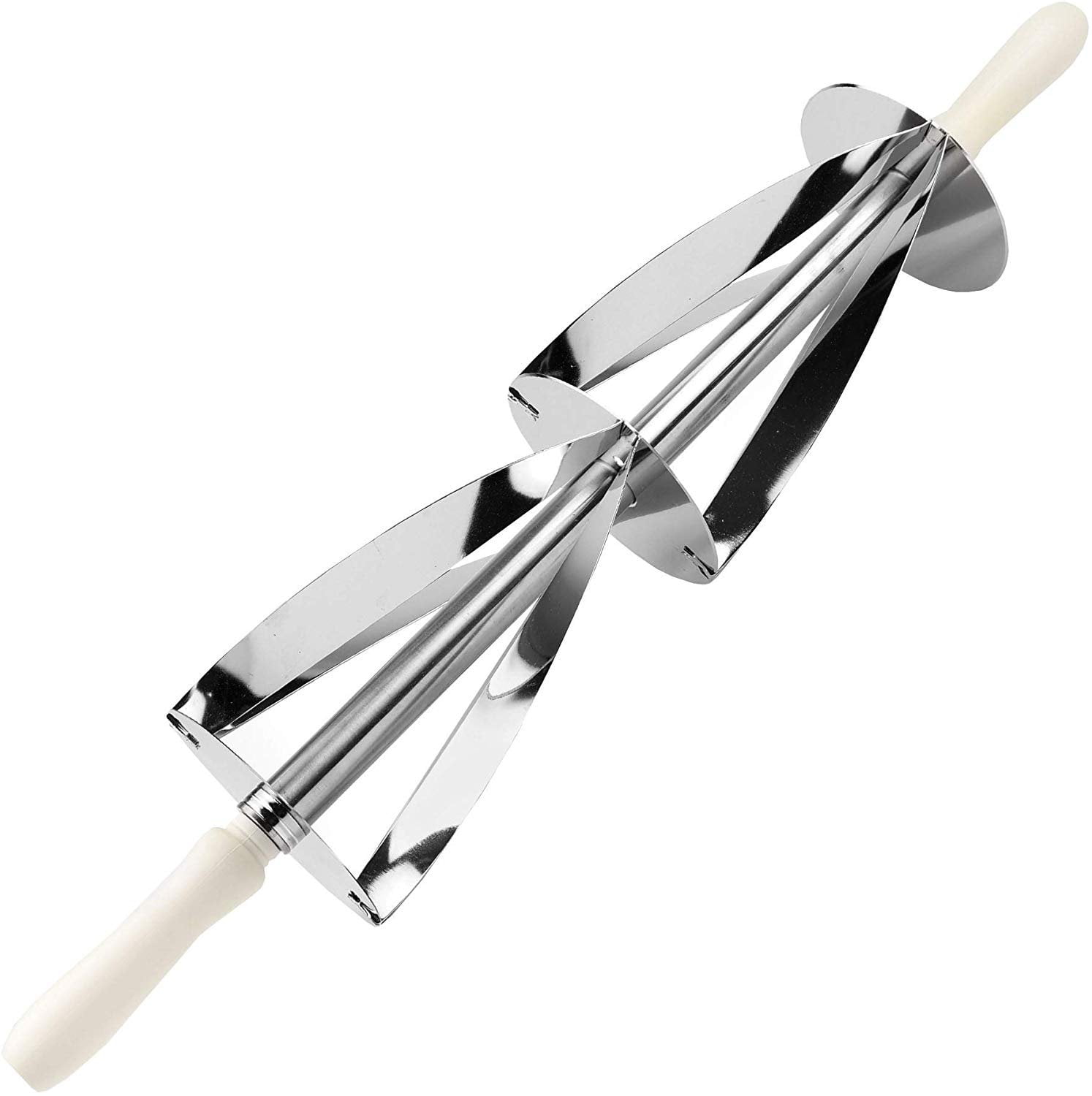 O'Creme Revolving Croissant Cutter with Stainless Steel Blades and ...