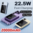 20000mAh Wireless Fast-Charging Portable Power Bank, 22.5W Fast ...