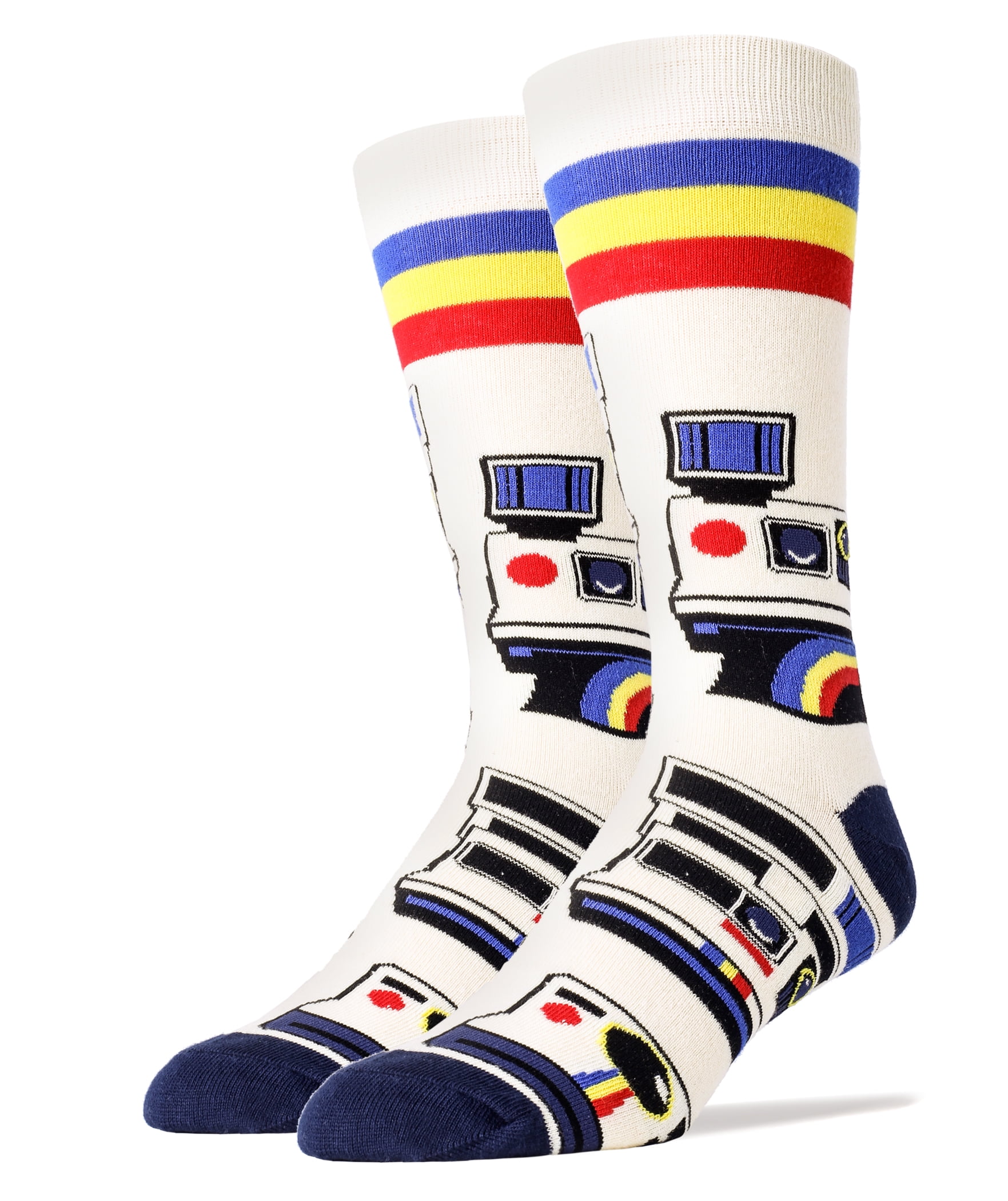 Oooh Yeah Men's Novelty Crew Socks, Funny Socks, Crazy Silly Socks ...