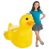 Fun Express Giant Duck Pool Party Inflatable Float, Durable ...