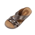 BRGZLK Sandals for Women Summer Solid Color Floral Dressy Platform ...