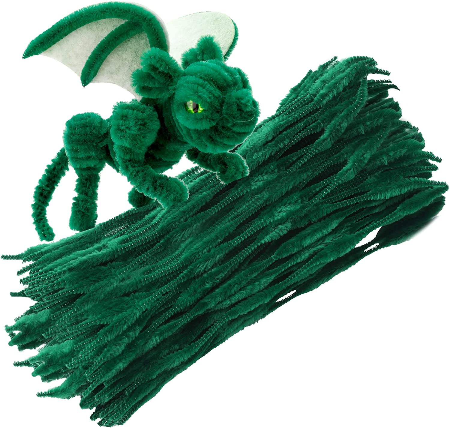 100 PCS Pipe Cleaners Chenille Stem, Bump Chenille Stems Pipe Cleaner ...