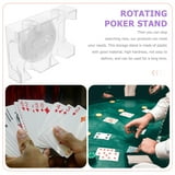 Revolving Card Holder Playing Card Holder Plastic Card Holder Rotary ...