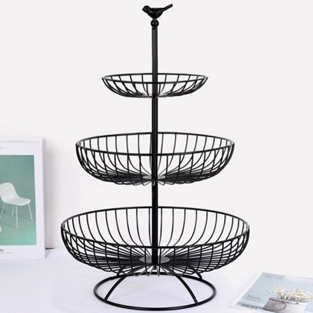 3 Tier Fruit Basket - French Country Wire Basket | Three Tier Fruit ...