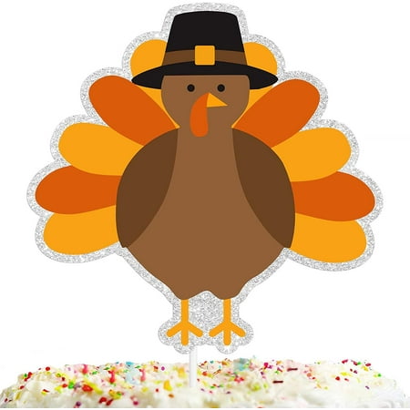 Fedora Hat Turkey Cake Topper Thanksgiving Autumn Baby Shower ...
