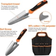 Nrnio Garden Tool Set, Stainless Steel Gardening Tools, Non-Slip Rubber ...