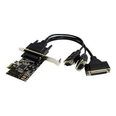 4-Port RS232 PCI Express Serial Card with Breakout Cable - Walmart.com