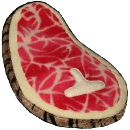010898 Meat Lovers, T Bone Steak Plush Toy, Large Tiger 10" - Walmart.com