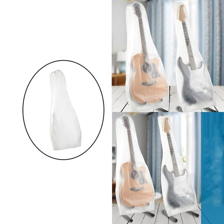 Visible Foldable Translucent Guitar Dust Protector Acoustic | Walmart ...