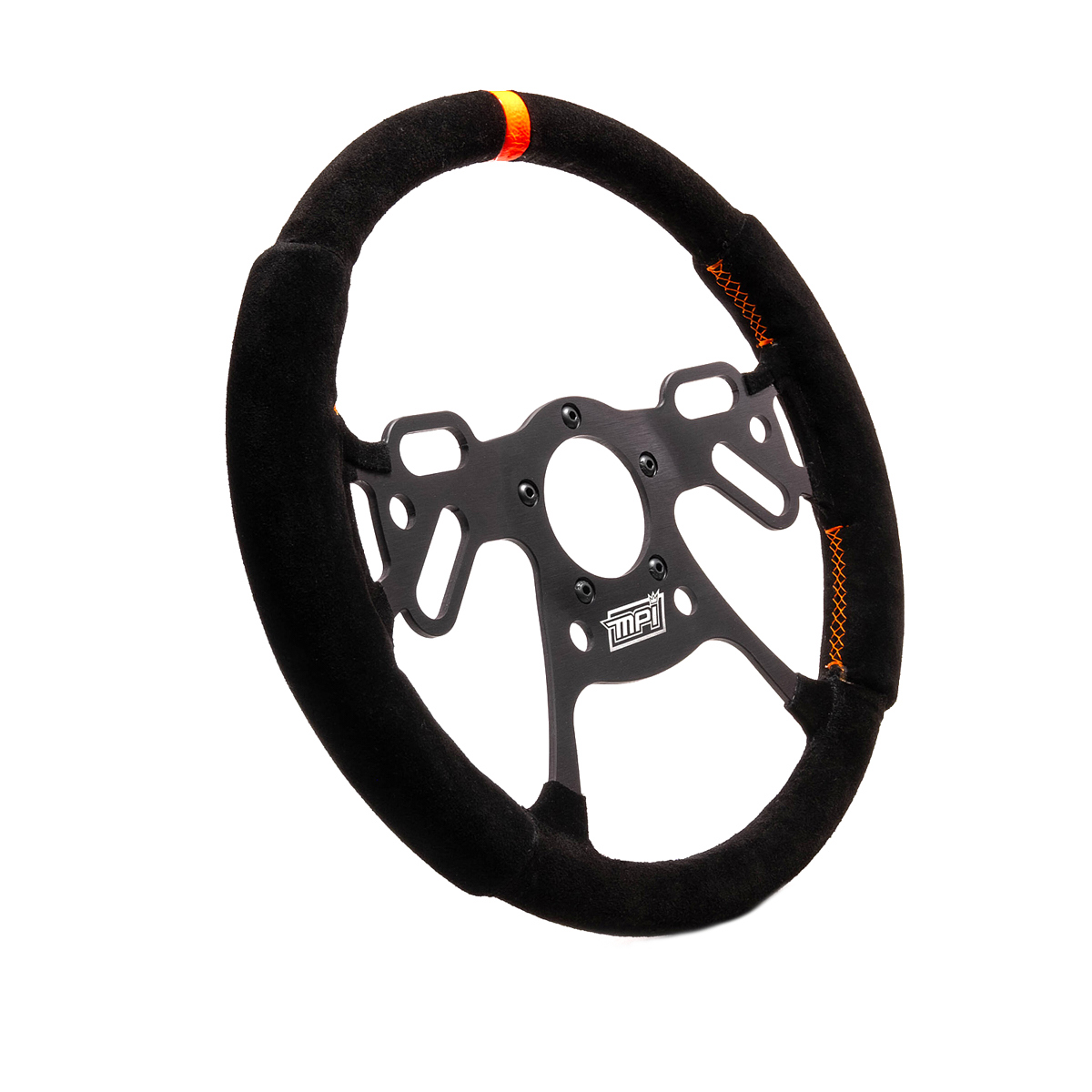 Drag Steering Wheel 13in Suede Pad Switch Holes - Walmart.com