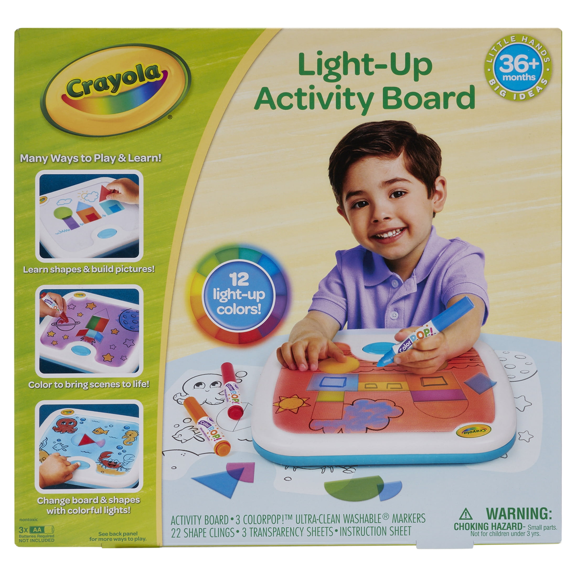 Crayola Light Up Activity Board Art Coloring Kit, Holiday Gift for ...