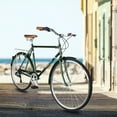 Tracer Osaka Men's Hybrid City Bike 23" Green Steel Frame Shimano 7 ...