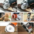 Wood Angle Grinding Wheel, WoodWorking Grinding Wheels Kit for Smooth ...