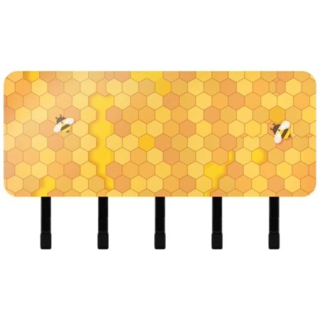 Honey Bee Key Holder for Wall Decorative Mail Organizer Holders Wall ...