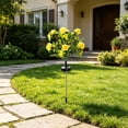 CQCYD Solar Ground Light, 27.5 Inch Artificial Azalea Garden Stake ...