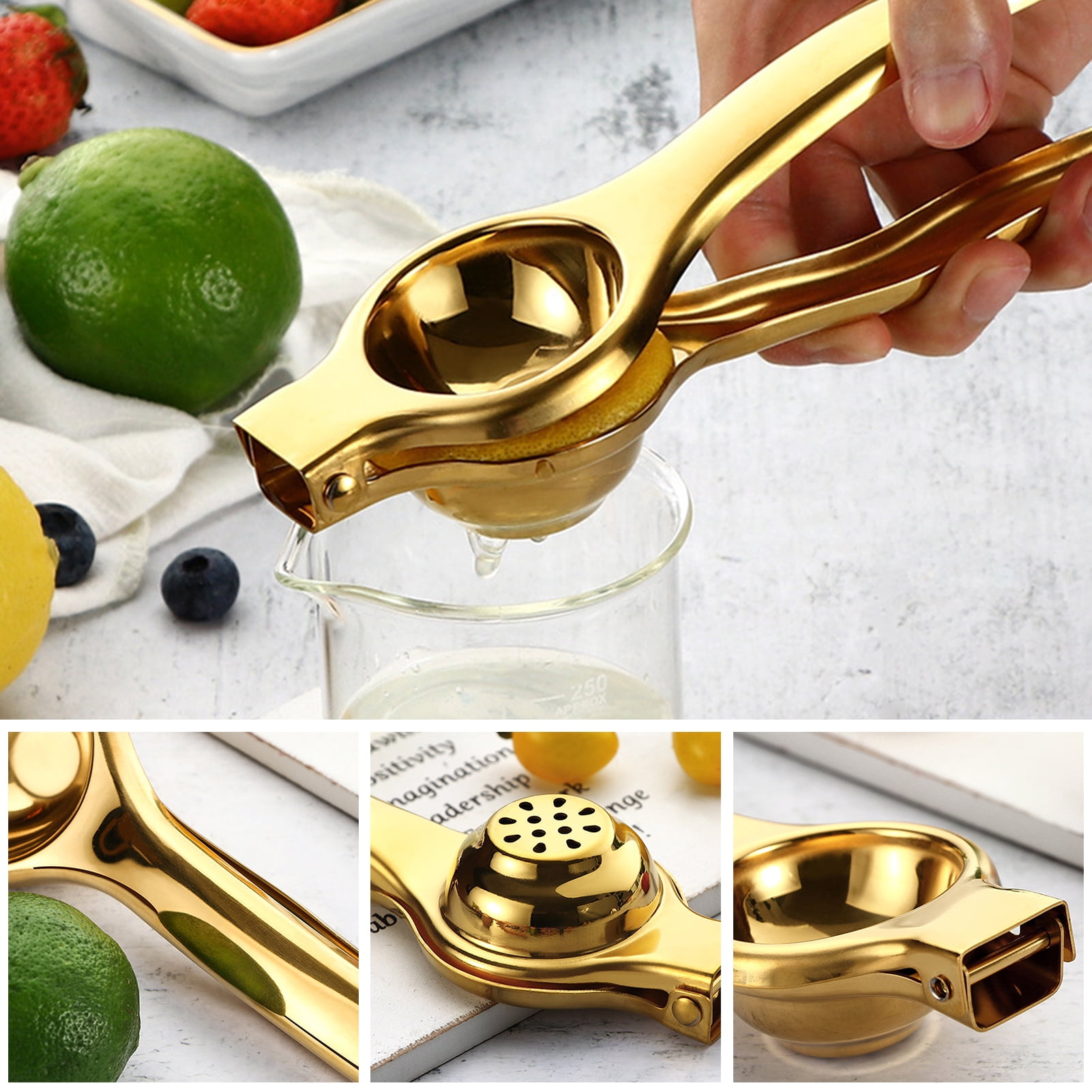 Dengjunhu Lemon Squeezer, Monkkino Lemon Squeezer Juicer, Citrus Juicer Handheld, Lemon Juicer ...