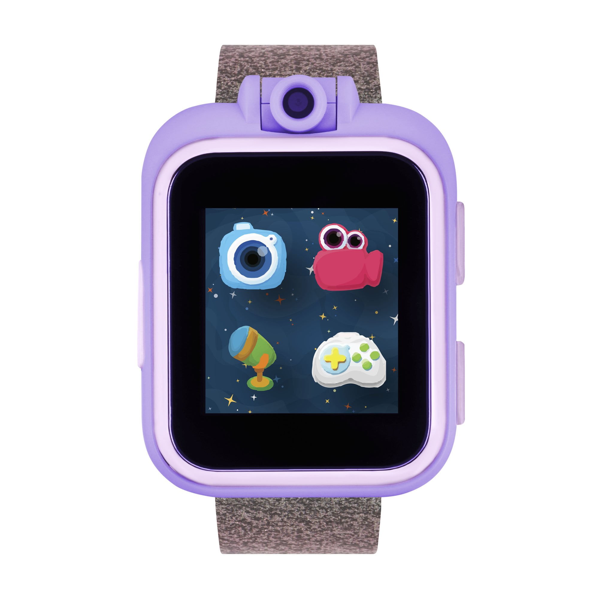 iTech Jr 13072M-40-TDP Kids Smartwatch Pink Purple Sparkle Band Camera ...
