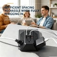 Wall Plug Extender with 6 AC Outlets 4 USB Ports 2 USB C, Surge ...