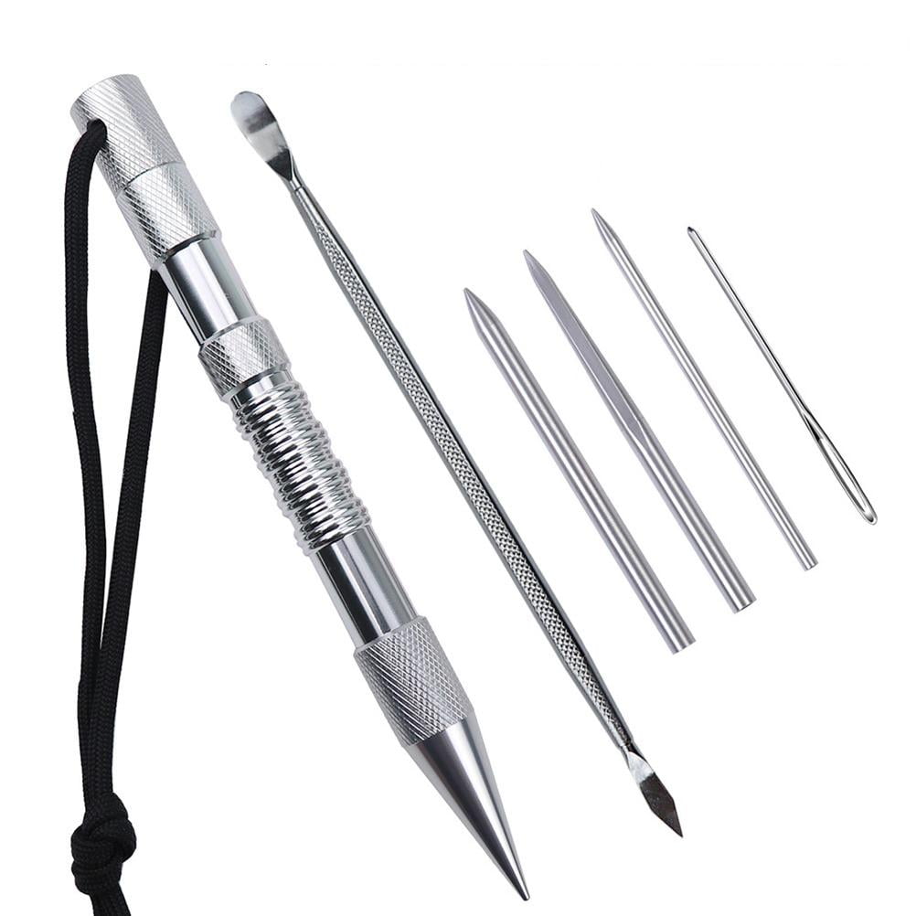 ADVEN 6/12 Pcs Umbrella Rope Knitting Needle Set Marlin Nail Paracord ...